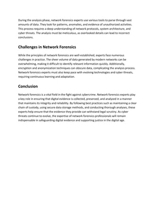 Securing the Evidence: How Network Forensics Experts Ensure Integrity ...