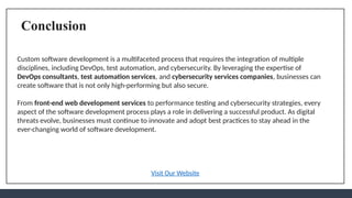 Securing the Future- How DevOps, Test Automation, and Cybersecurity ...