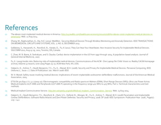 Securing the Healthcare Industry : Implantable Medical Devices | PPT