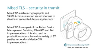 Symposium on Securing the IoT - Security is the future of IoT - mbed | PPTX | Operating Systems ...