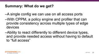 Securing the LAN Best practices to secure the wired access network | PPT