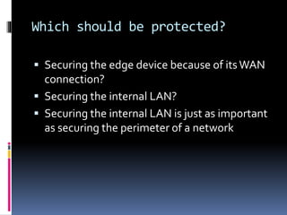 Securing the local area network | PPT
