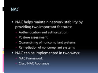Securing the local area network | PPT