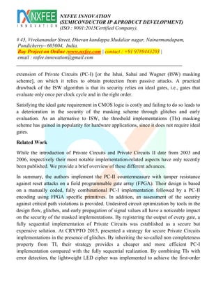 Securing the present block cipher against combined side channel analysis and fault attacks | PDF