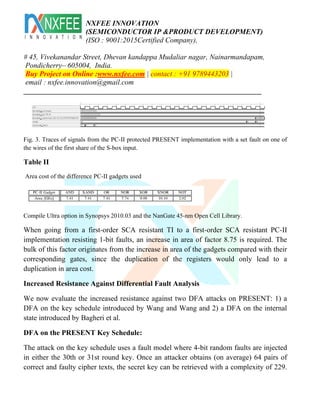 Securing the present block cipher against combined side channel analysis and fault attacks | PDF