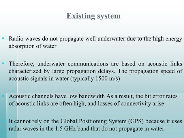 Securing Underwater Wireless Communication Networks” 2 Ppt