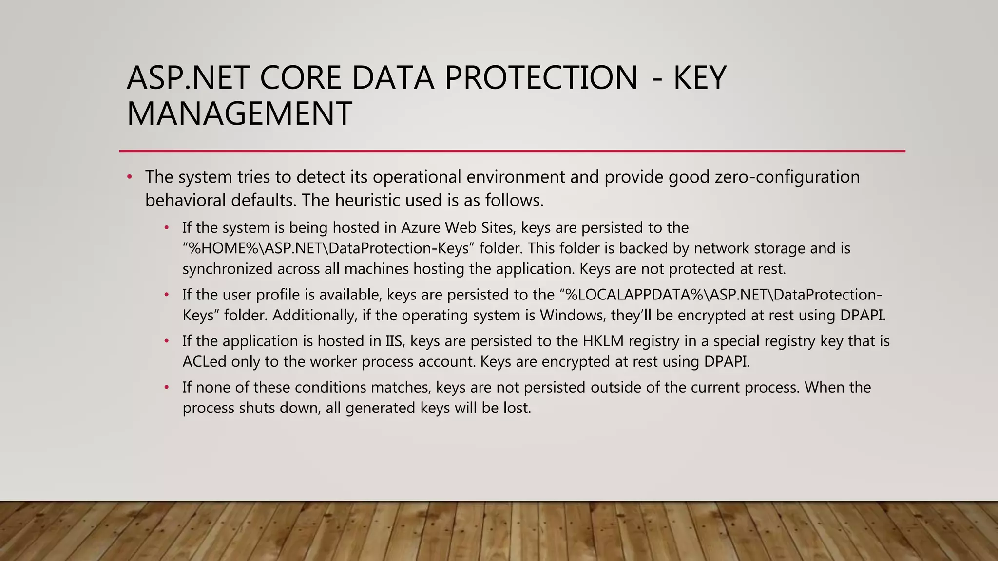 Securing Your Azure Web App With Core Data Protection Ppt