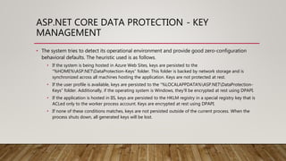Securing your azure web app with asp.net core data protection | PPT