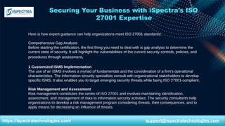 Securing Your Business with iSpectra’s ISO 27001 Expertise | PPT