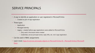 Passwordless Development using Azure Identity | PPTX | Cloud Computing | Internet