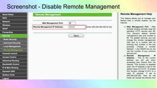 Securing your home wi fi network | PPTX