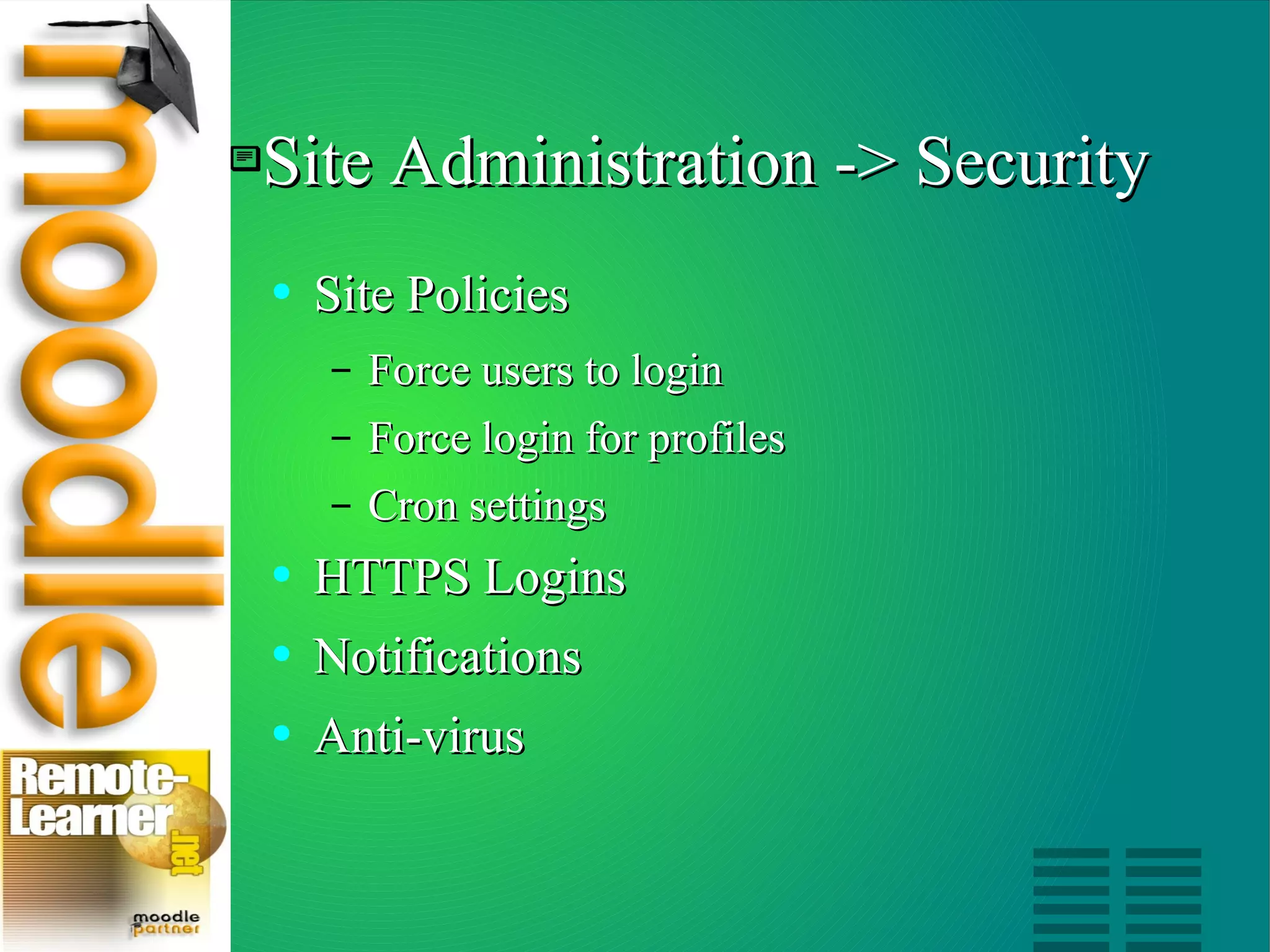 Securing Your Moodle | PPT