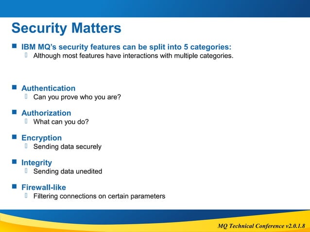 Securing your IBM MQ environment. | PPT