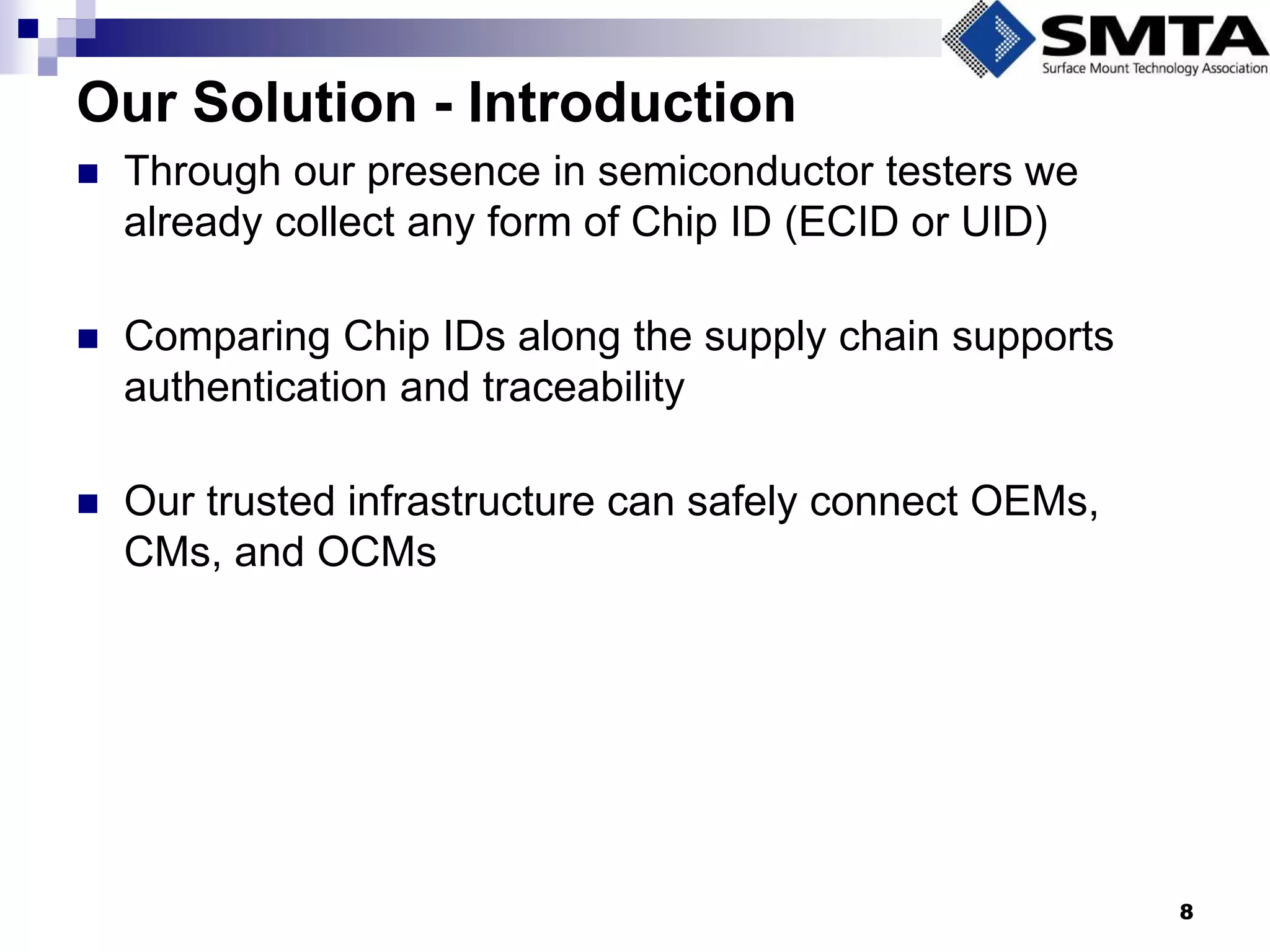 Securing your supply chain from counterfeit parts through real time ...