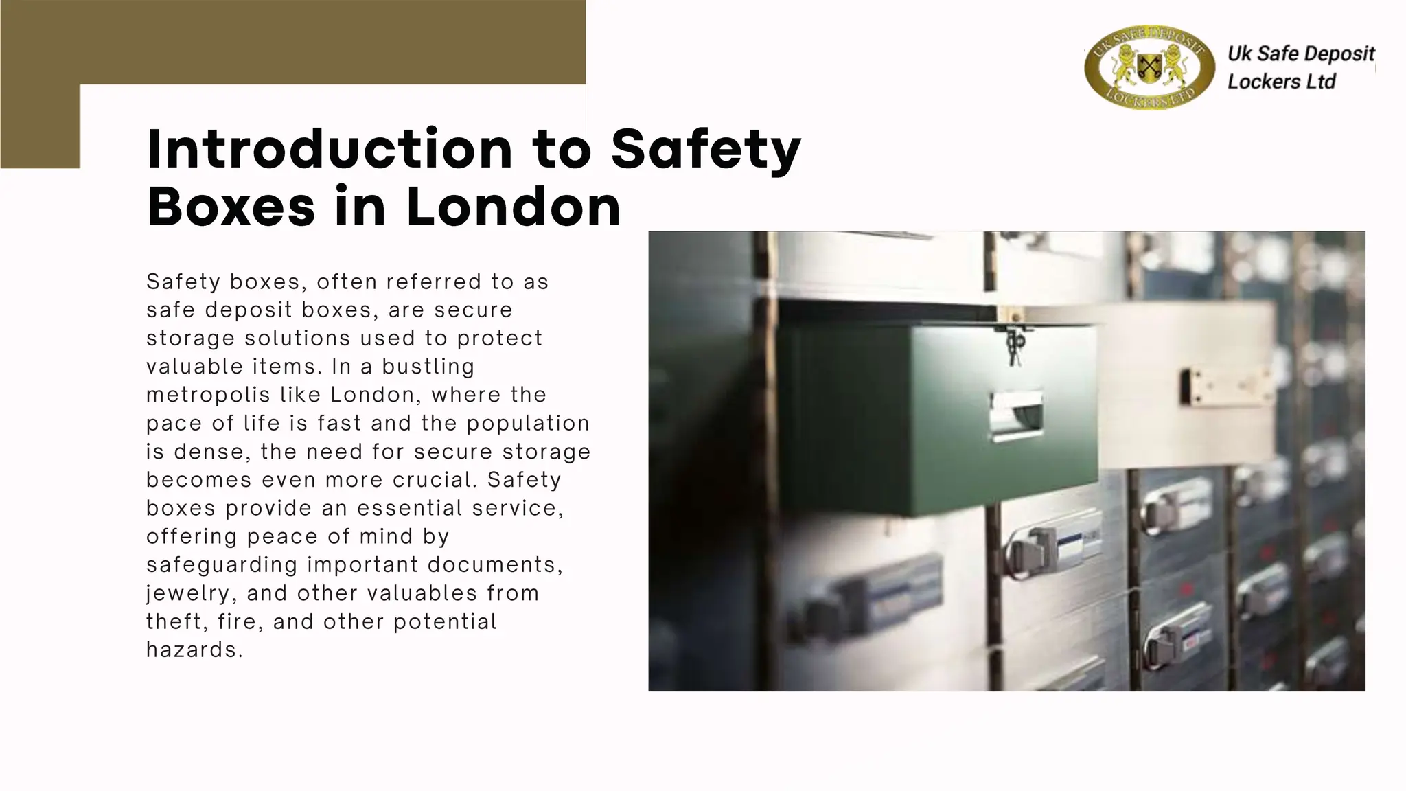 Securing Your Valuables: The Essential Guide to Safety Boxes in London ...