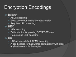 Securing Your Web Applications in ColdFusion | PPT