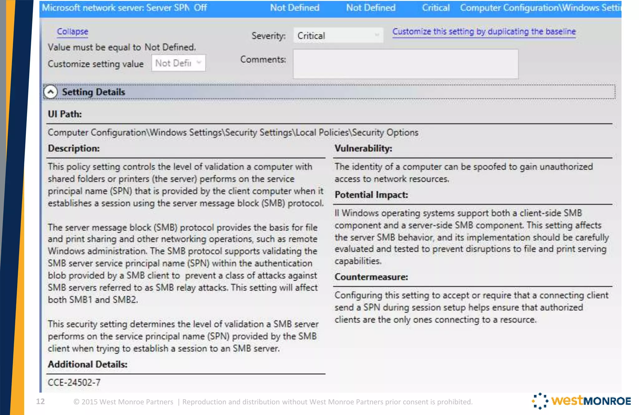 Securing your Windows Network with the Microsoft Security Baselines | PPT