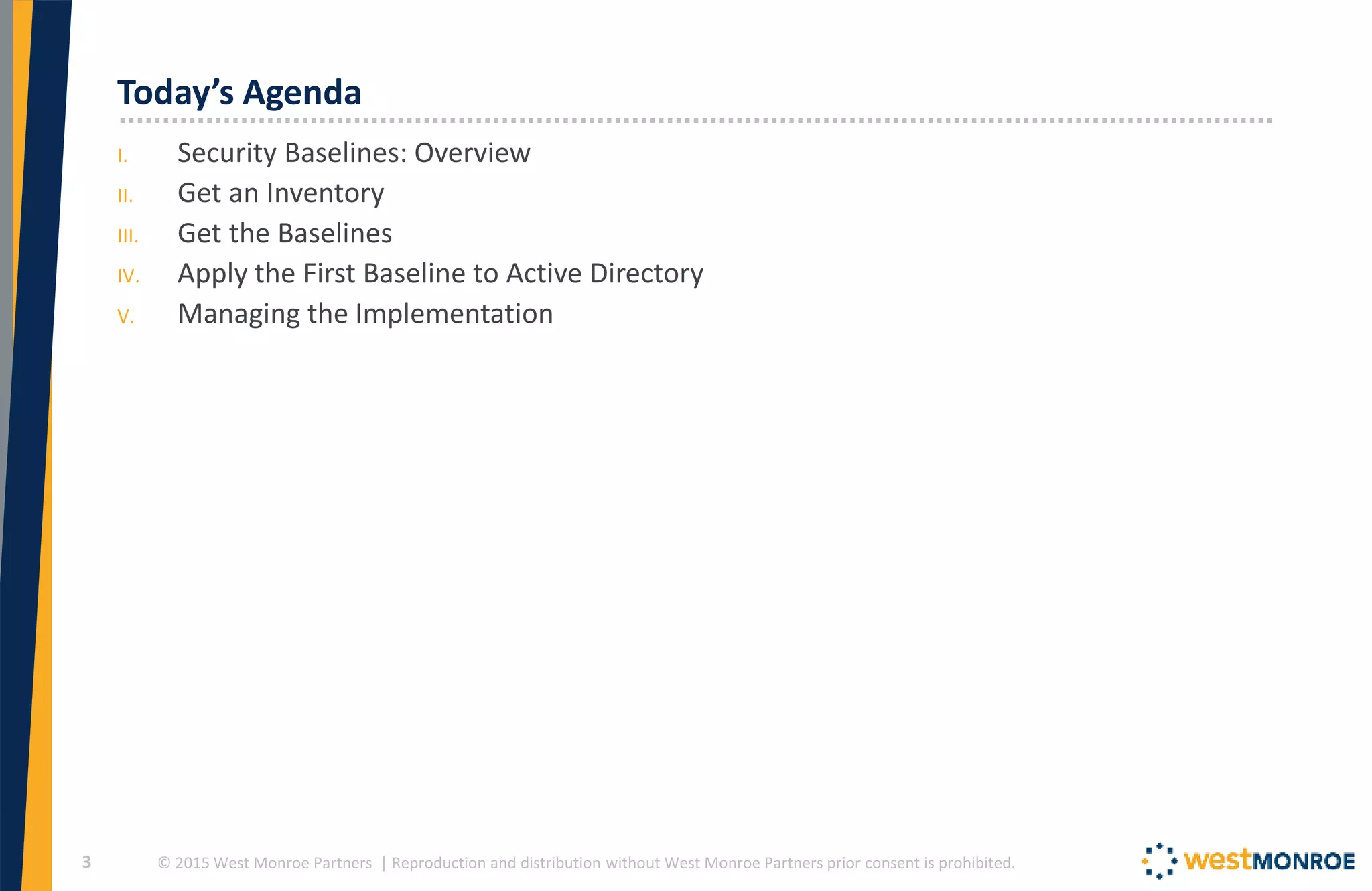 Securing your Windows Network with the Microsoft Security Baselines | PPT