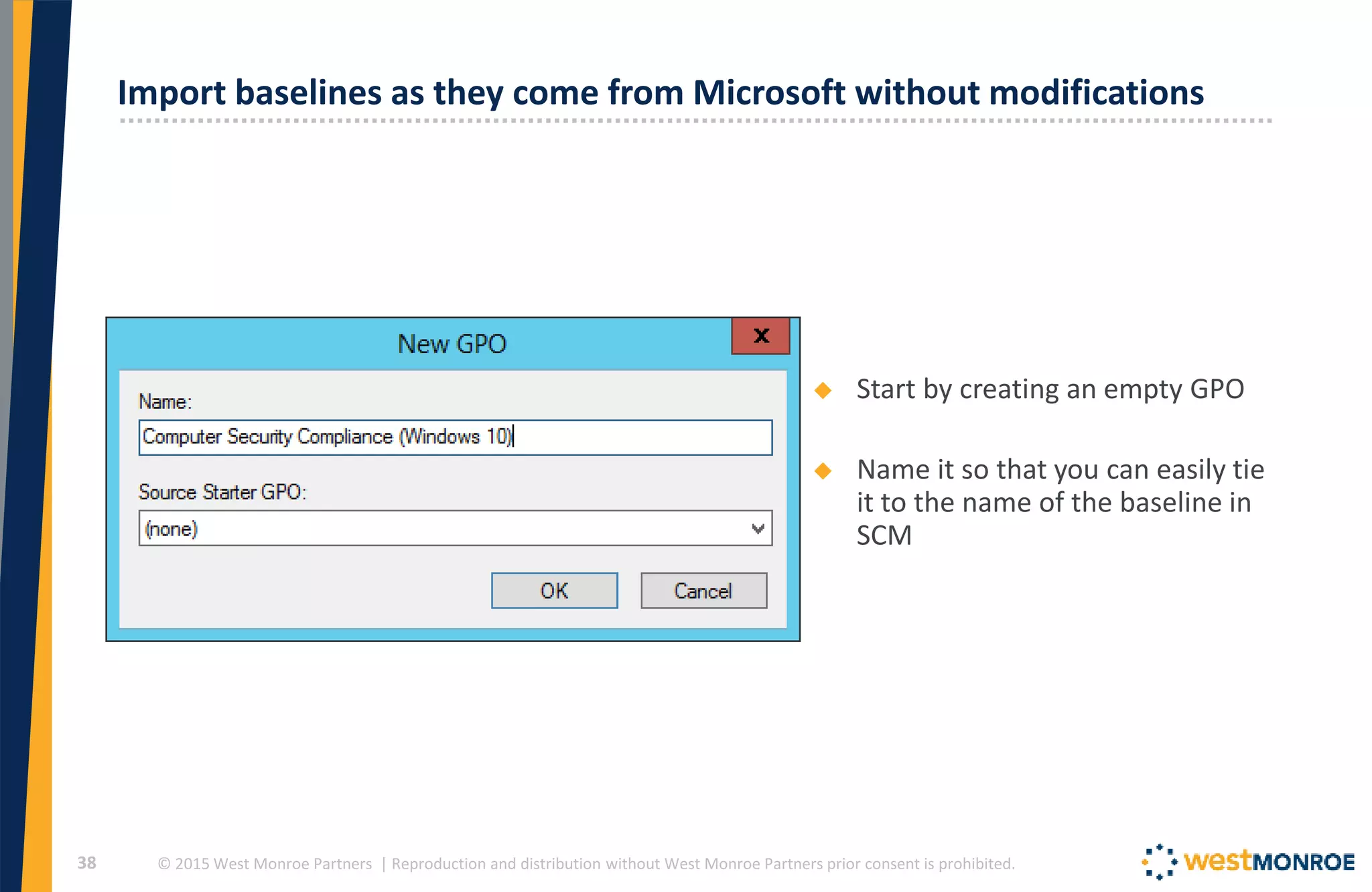 Securing your Windows Network with the Microsoft Security Baselines | PPT