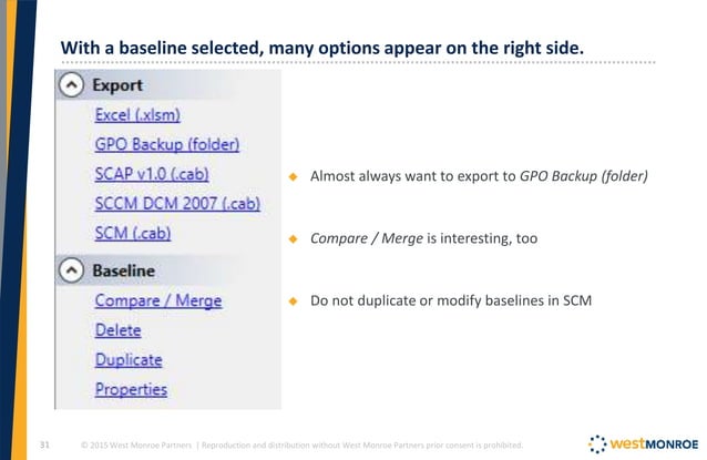 Securing your Windows Network with the Microsoft Security Baselines | PPT