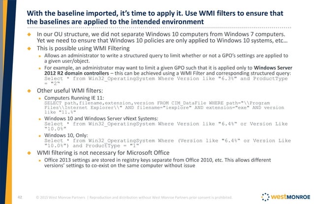Securing your Windows Network with the Microsoft Security Baselines | PPT
