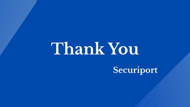 Securiport - A Border Security Company | PDF