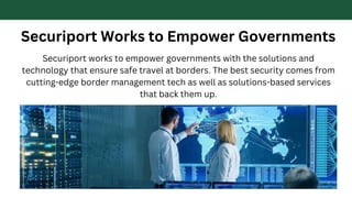 Securiport - A Border Security Systems | PDF