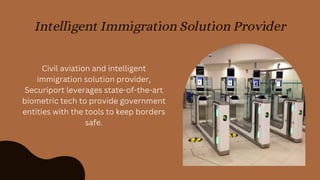 Securiport - Border Safety Solutions | PDF