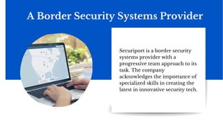Securiport - Trusted Border Security Leader | PDF