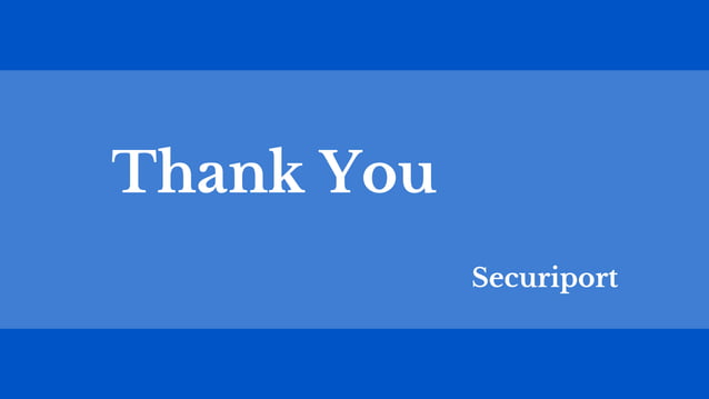 Securiport - Trusted Border Security Leader | PPT