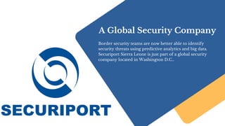 Securiport Sierra Leone - Innovative Biometric Solutions | PDF