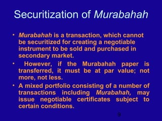 Alhuda CIBE - Securitiazation | PPT