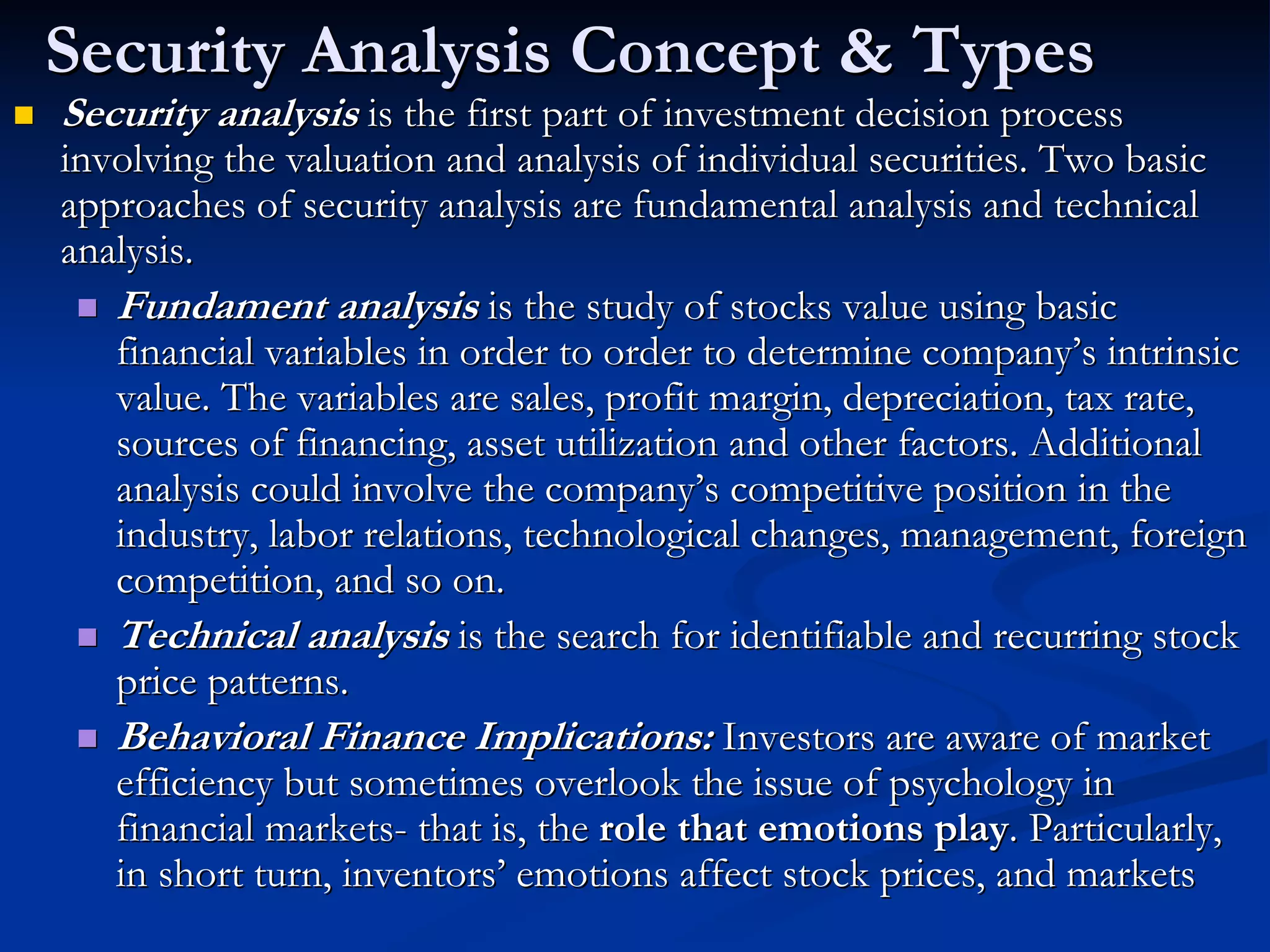 Securities analysis and portfolio management | PDF