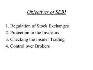 SECURITIES AND EXCHANGE BOARD OF INDIA (SEBI) | PPT