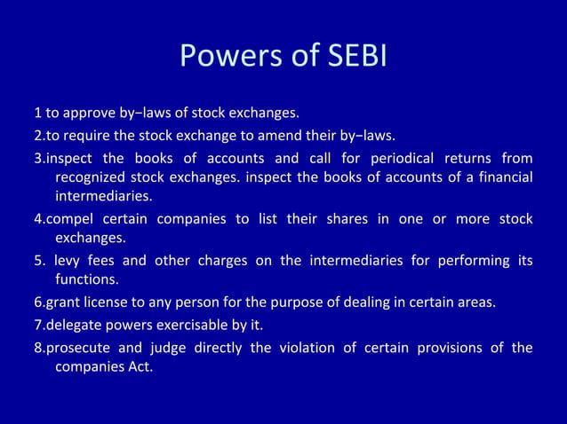 Securities and exchange board of indiaupdated (sebi | PPT