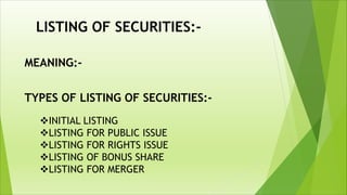 SECURITIES CONTRACT(REGULATION) ACT , 1956 | PDF