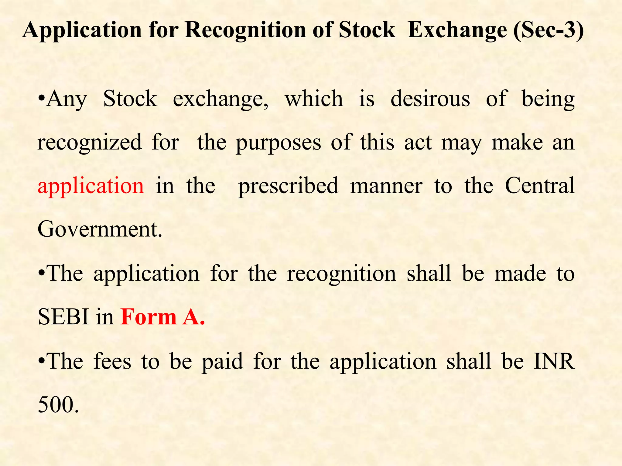 Securities contract regulation act, 1956 | PPTX