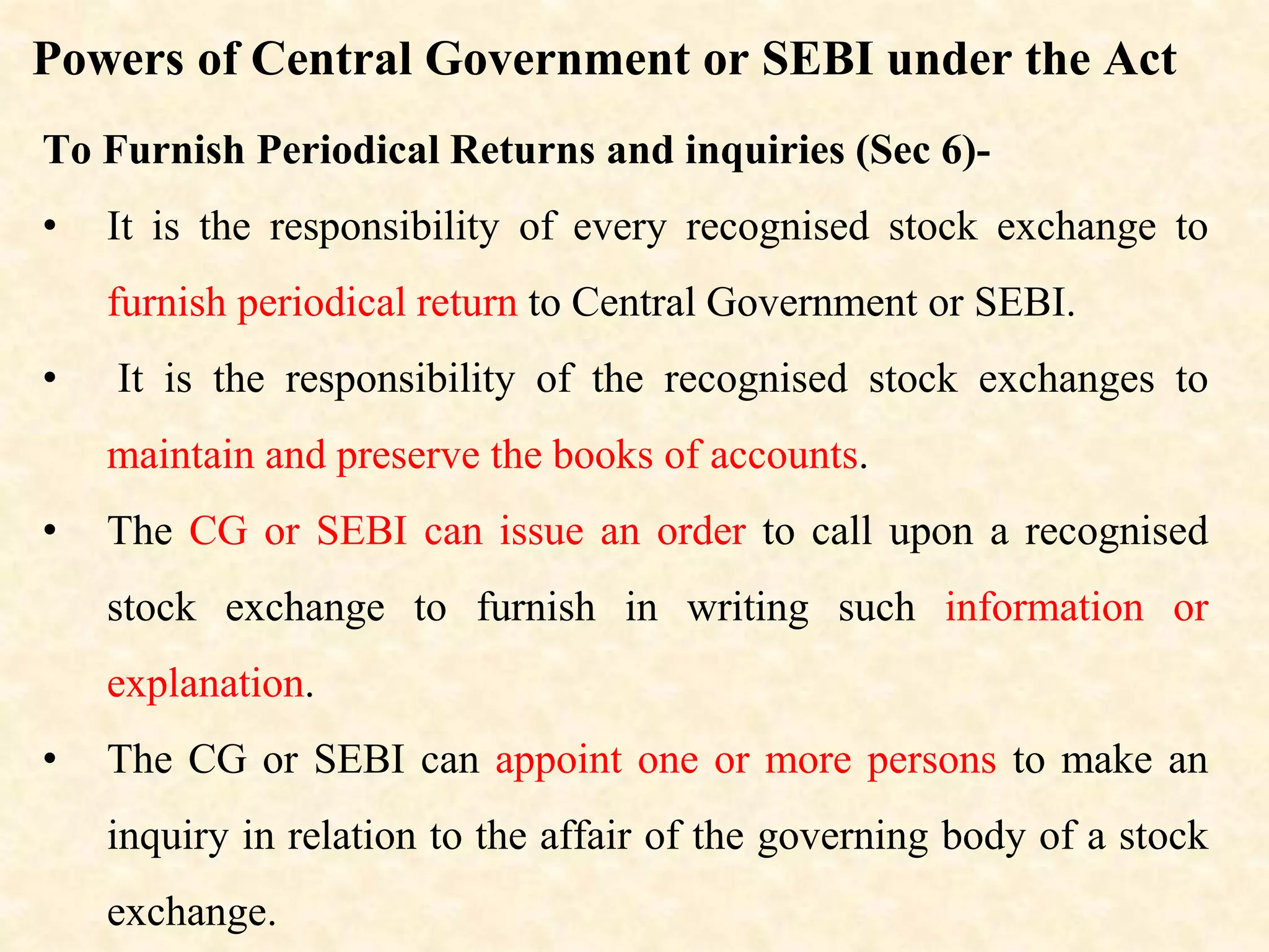 Securities contract regulation act, 1956 | PPTX