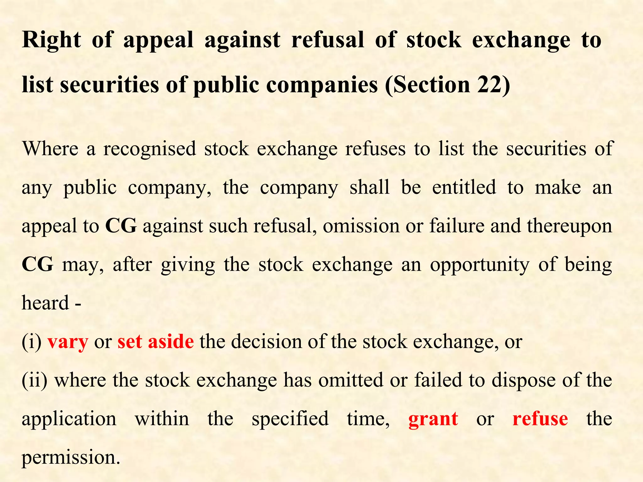 Securities contract regulation act, 1956 | PPTX