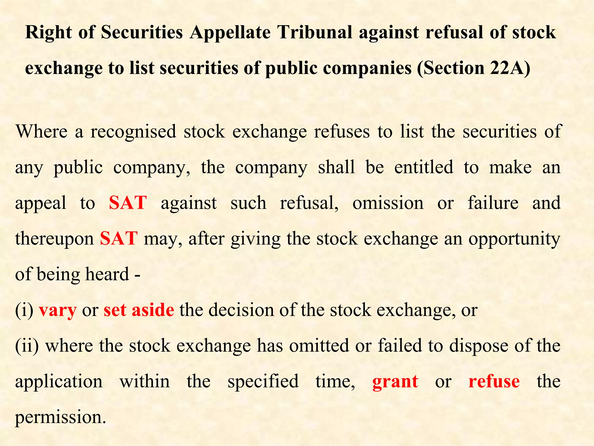 Securities contract regulation act, 1956 | PPTX