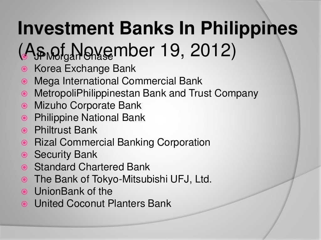 Securities firm vs. Investment banks (Capital Market)