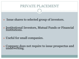 Securities market | PPTX