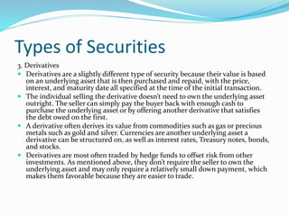 Securities Meaning_ Types.pptx