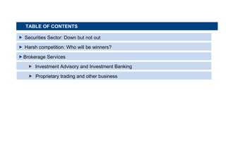 Securities sector outlook | PPT