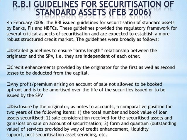 Securitisation | PPTX | Home Financing | Personal Debt
