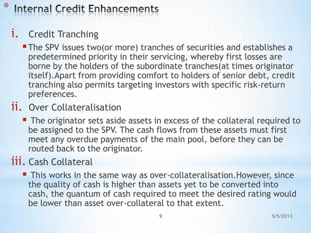 Securitisation | PPTX | Home Financing | Personal Debt