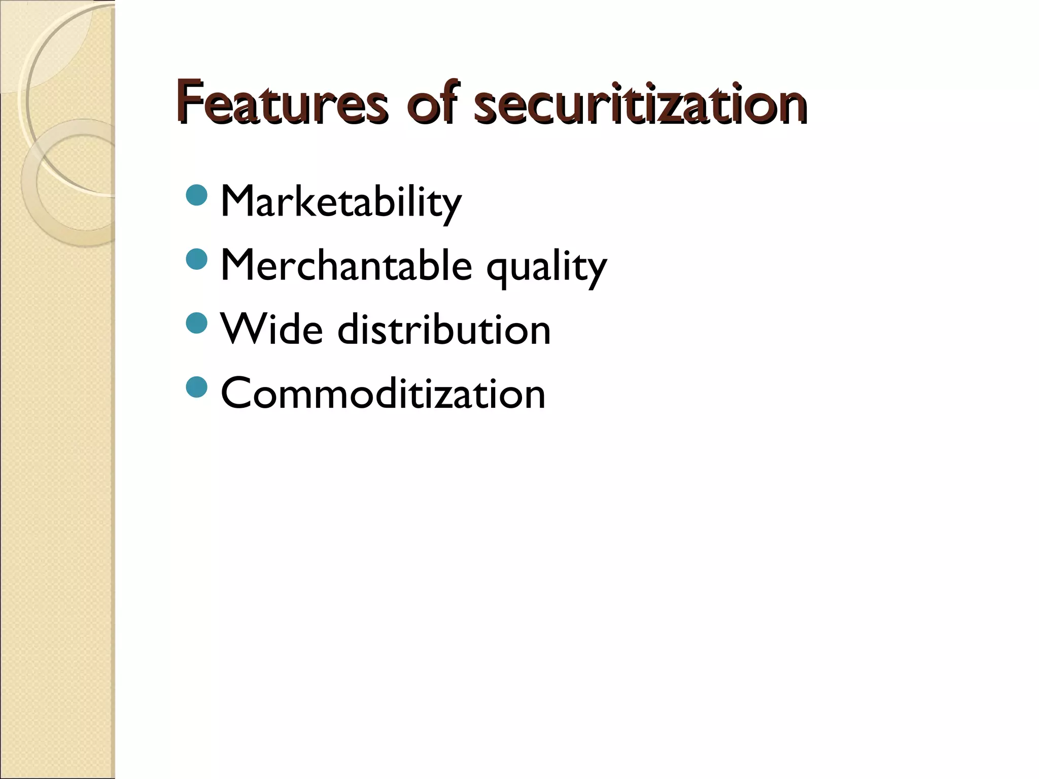 Securitisation | PPT