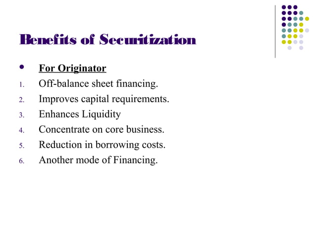 Securitization | PPT
