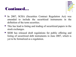 Securitization | PPT
