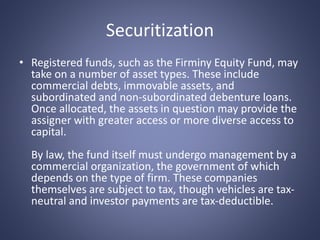 Securitization in the Luxembourg Market | PPT